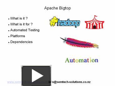 PPT – An introduction to Apache Bigtop PowerPoint presentation | free ...