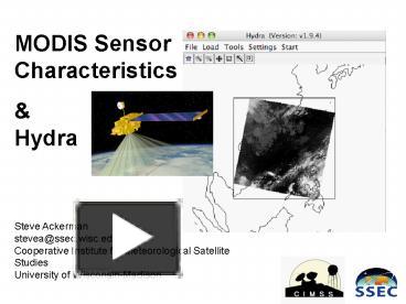 MODIS Sensor Characteristics presentation | free to view