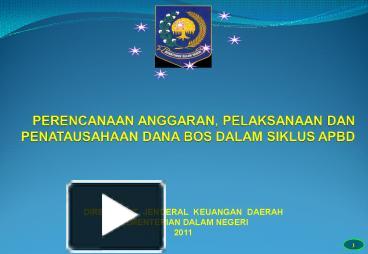 PPT – PERENCANAAN ANGGARAN, PELAKSANAAN DAN PENATAUSAHAAN DANA BOS ...