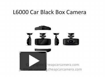 Car black box camera presentation | free to download