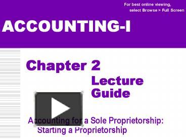 PPT – Chapter 2 Lecture Guide PowerPoint presentation | free to view ...