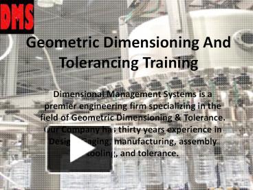 Geometric Dimensioning & Tolerancing presentation | free to download