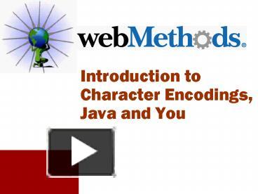 Introduction to Character Encodings, Java and You presentation | free ...