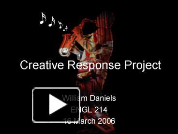 PPT – Creative Response Project PowerPoint presentation | free to view ...