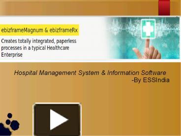Hospital Management Systems & Information Software presentation | free ...