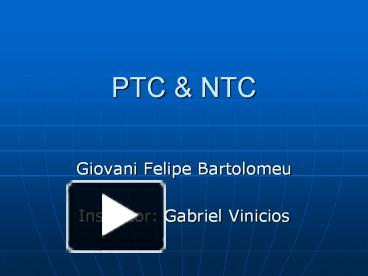 PTC presentation | free to download