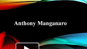 PPT – Anthony Manganaro - Professional Excellence in Fashion Designing ...