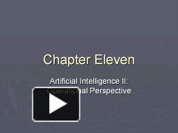 PPT – Chapter Eleven PowerPoint presentation | free to download - id ...
