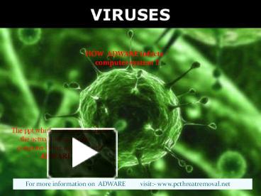 PPT – How to remove Adware from your PC? PowerPoint presentation | free ...