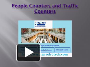 People Counters and Traffic Counters presentation | free to download