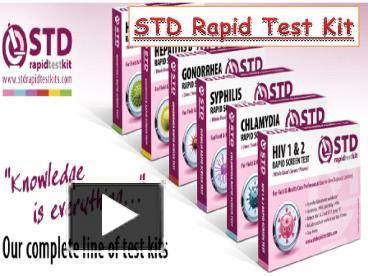 STD Rapid Test Kit presentation | free to download