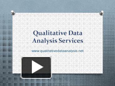 PPT – qualitative data analysis methods PowerPoint presentation | free ...