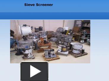 PPT – Screener PowerPoint presentation | free to download - id: 5f4438 ...