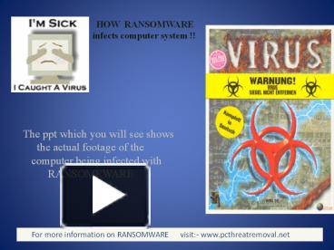 PPT – How to rescue your PC from Ransomware? PowerPoint presentation ...