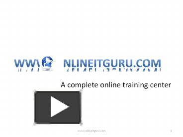 TeraData DBA online training in USA, Hyderabad , Canada, Australia ...