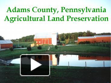 Adams County, Pennsylvania presentation | free to download
