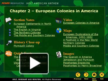 Chapter 2 presentation | free to view