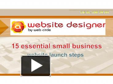 PPT – 15 essential small business website launch steps PowerPoint ...