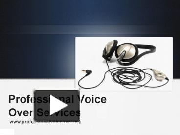 PPT – professional voice over PowerPoint presentation | free to ...