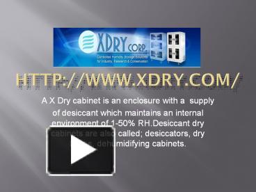 PPT – Humidity Controlled Cabinet PowerPoint presentation | free to ...