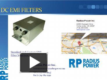 PPT – DC Standard and Custom EMI filters PowerPoint presentation | free ...