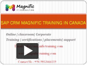 PPT – sap customer relationship management remote server access ...