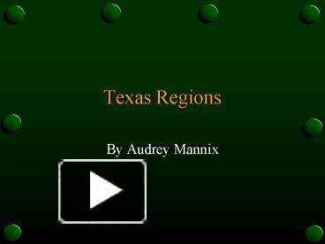 Texas Regions presentation | free to view