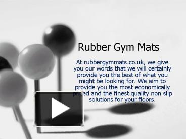 PPT – Gym matting PowerPoint presentation | free to download - id ...