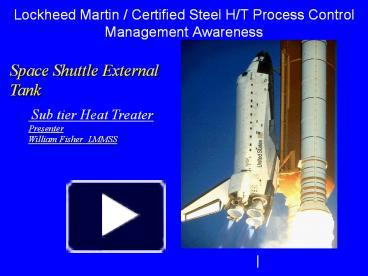PPT – Lockheed Martin / Certified Steel H/T Process Control Management ...