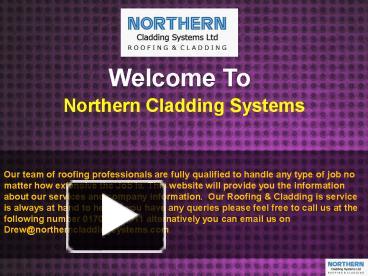 PPT – Northern Cladding Systems PowerPoint presentation | free to ...