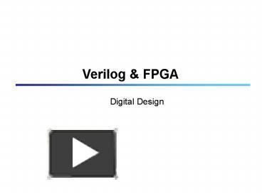 Verilog presentation | free to download