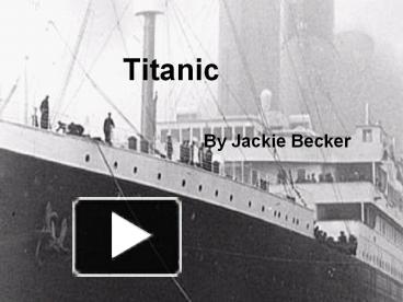 Titanic presentation | free to download