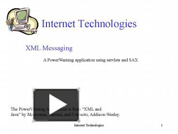 PPT – XML Messaging PowerPoint presentation | free to download - id ...