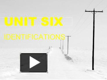 UNIT SIX presentation | free to download