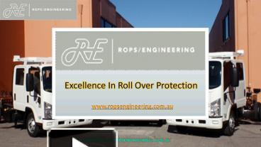 PPT – ROPS Engineering Company Portfolio PowerPoint presentation | free ...