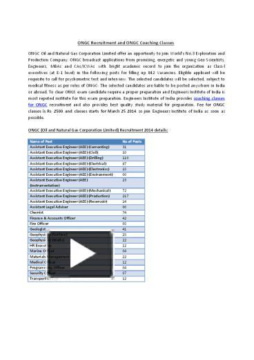 ONGC Coaching Classes (1) presentation | free to download