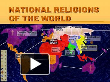 NATIONAL RELIGIONS OF THE WORLD presentation | free to view