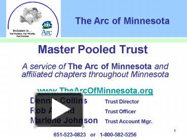 Master Pooled Trust presentation | free to view
