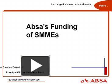 PPT – Absas Funding PowerPoint presentation | free to view - id: 6186a ...