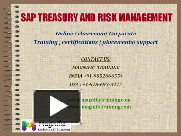 PPT – sap trm online training and certification PowerPoint presentation ...