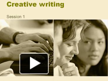 Creative writing presentation | free to download