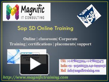 PPT – sap sd tutorial training PowerPoint presentation | free to ...