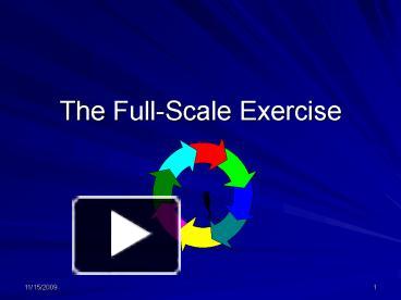 The FullScale Exercise presentation | free to view