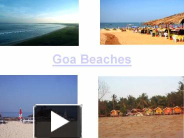 Top Goa Beaches presentation | free to download