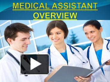 Medical Assistant – Job Description, Salary and Future Scope ...