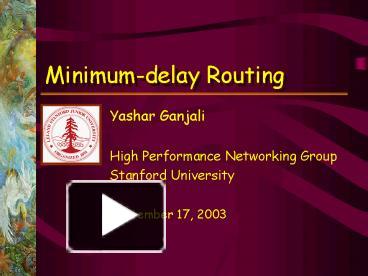 PPT – Yashar Ganjali PowerPoint presentation | free to download - id ...