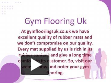 PPT – Gym Matting PowerPoint presentation | free to download - id ...