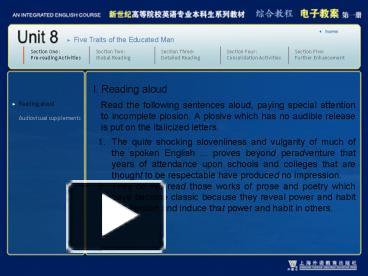 Five Traits of the Educated Man presentation | free to view