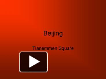 Beijing presentation | free to view