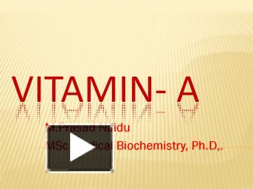 PPT – vitamins PowerPoint presentation | free to download - id: 63087e ...